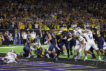 Folhapress - Fotos - NCAA Football: CFP National Championship-Washington at Michigan