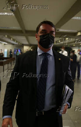 Folhapress Fotos O senador Flávio Bolsonaro RJ